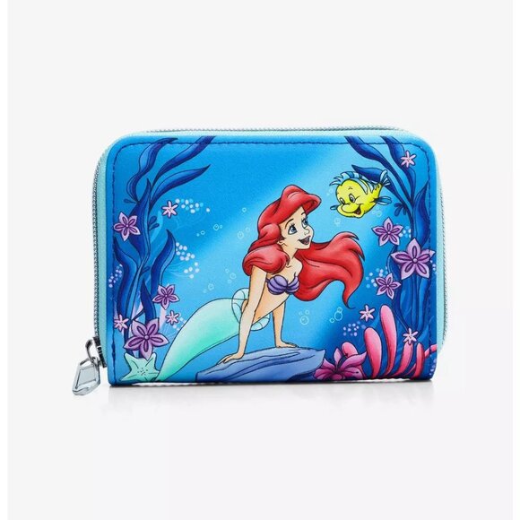 Loungefly | Bags | Loungefly Disney Little Mermaid Wallet Under The Sea ...